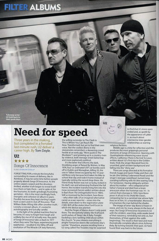 U2 > News > 'Comfortable In Their Skin.'