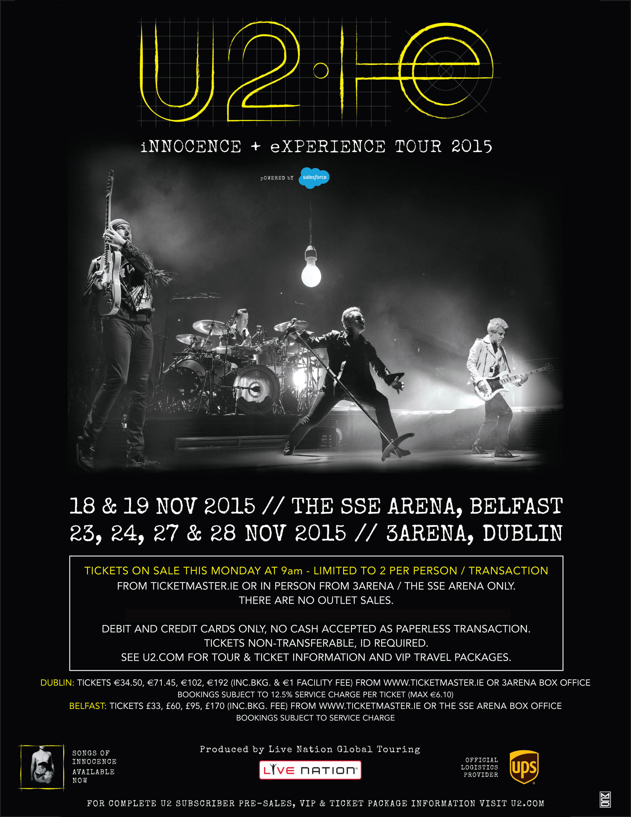 U2 > Tours > iNNOCENCE + eXPERIENCE Tour 2015