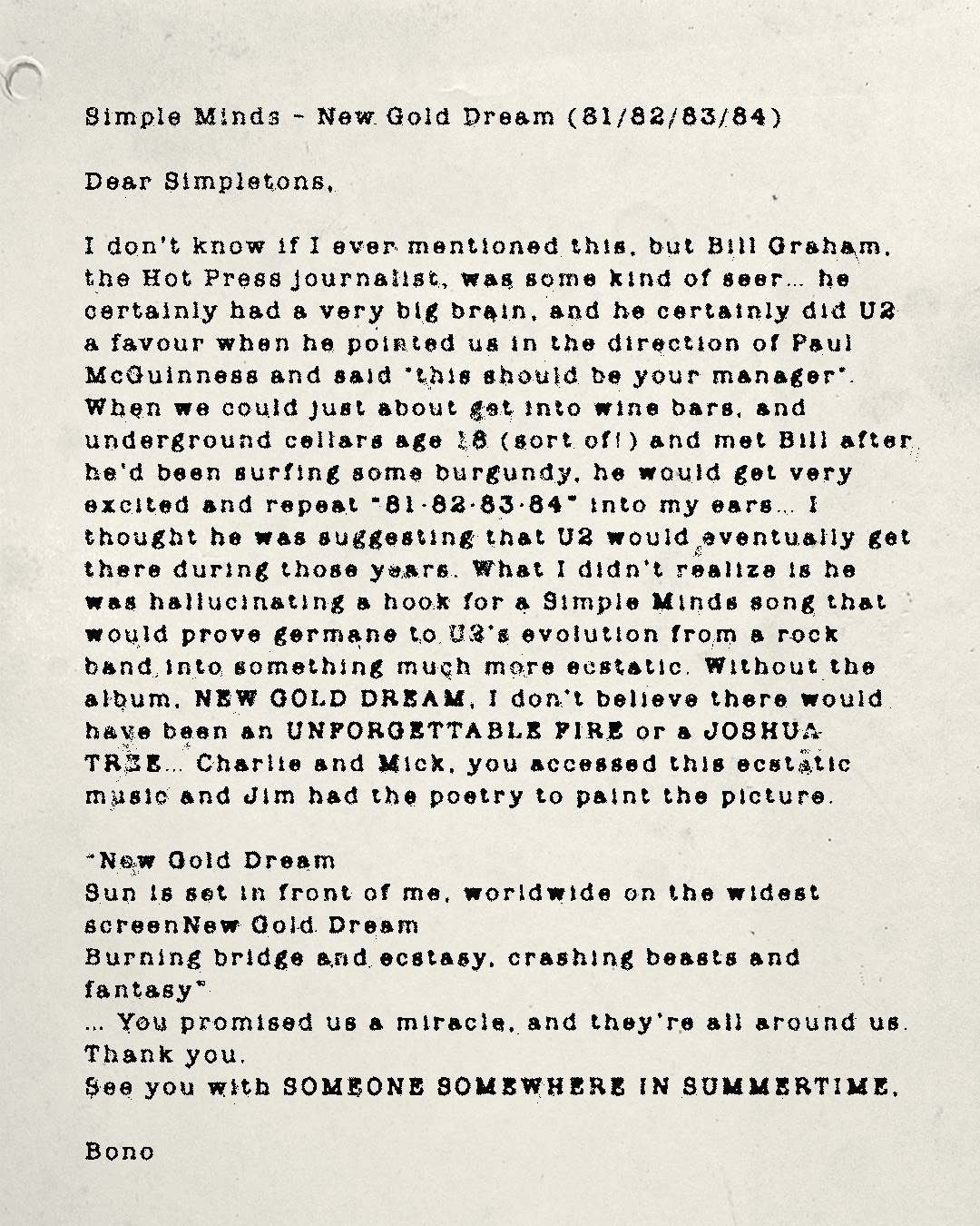 U2 > Gallery > 60 songs